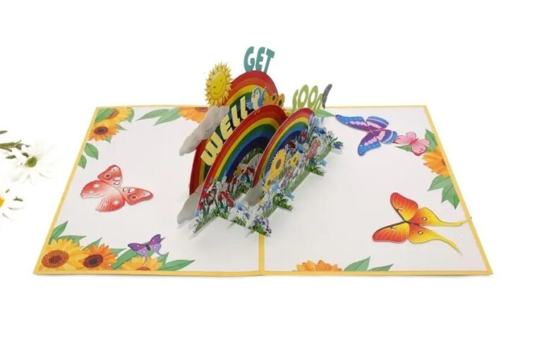 Get Well Soon Pop-Up Card – Kiriori Popup Cards