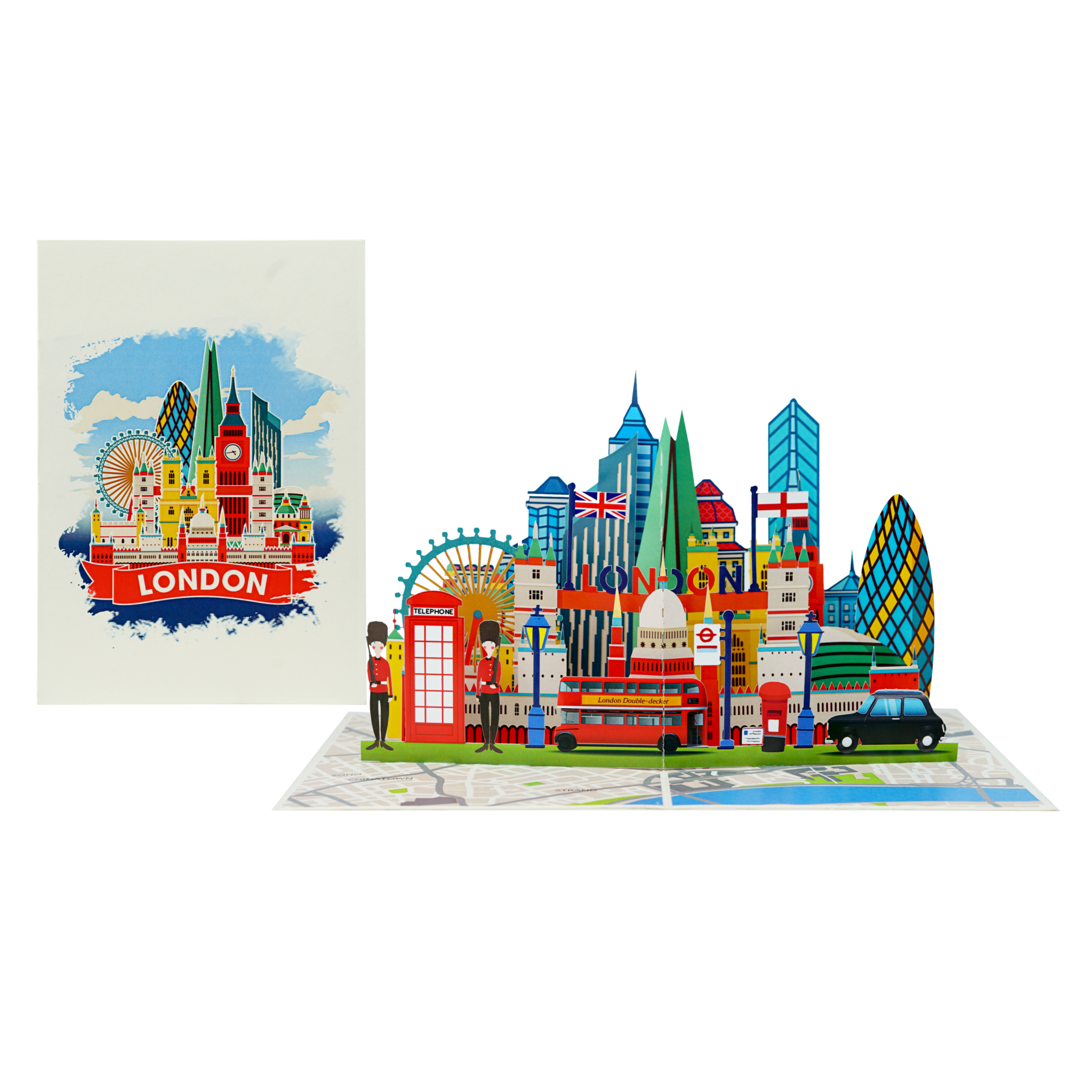 London Skyline Pop-up Card – Kiriori Popup Cards